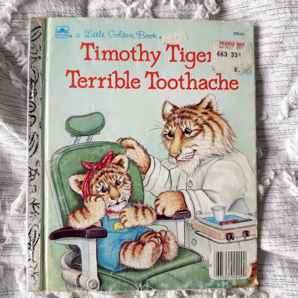 Other | Childrens Vintage Golden Book Timothy Tigers Terrible Toothache ...